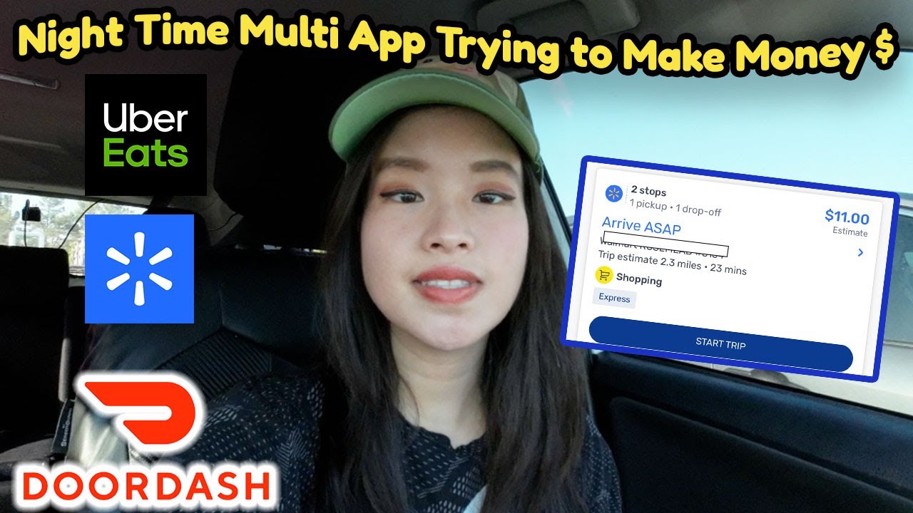 Another Night Delivery Multi App Trying To Make Money Uber Eats Ride
