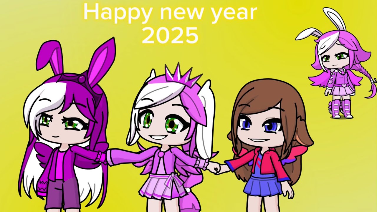 Happy new year 2025 - Gacha Life 2 - YouTube