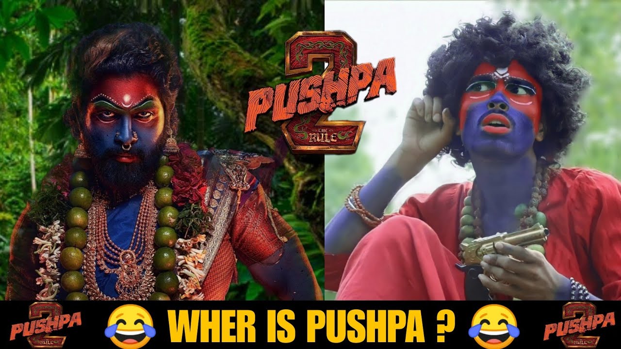 Pushpa 2 Jungle Gone Wrong😂. PART-1 | The Rule Pushpa Ka Dialogue ...