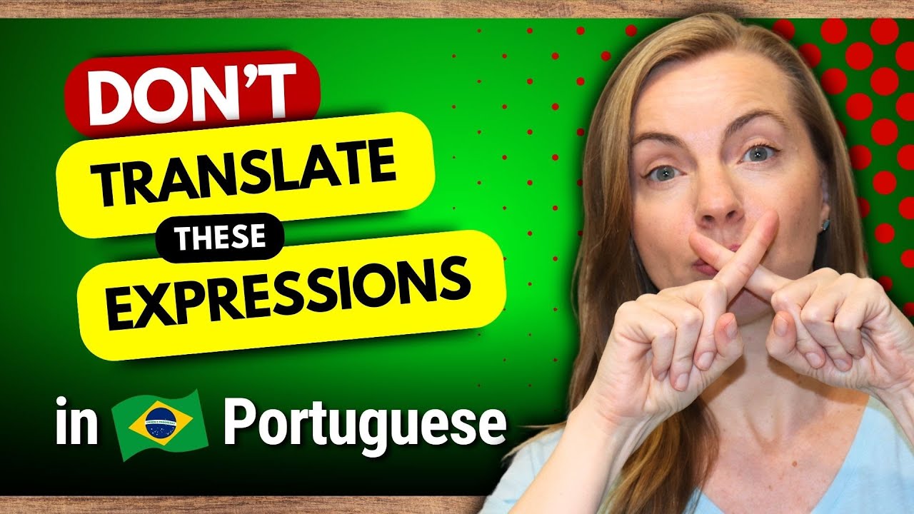 Brazilian Phrases That Might Confuse Portuguese Learners - YouTube