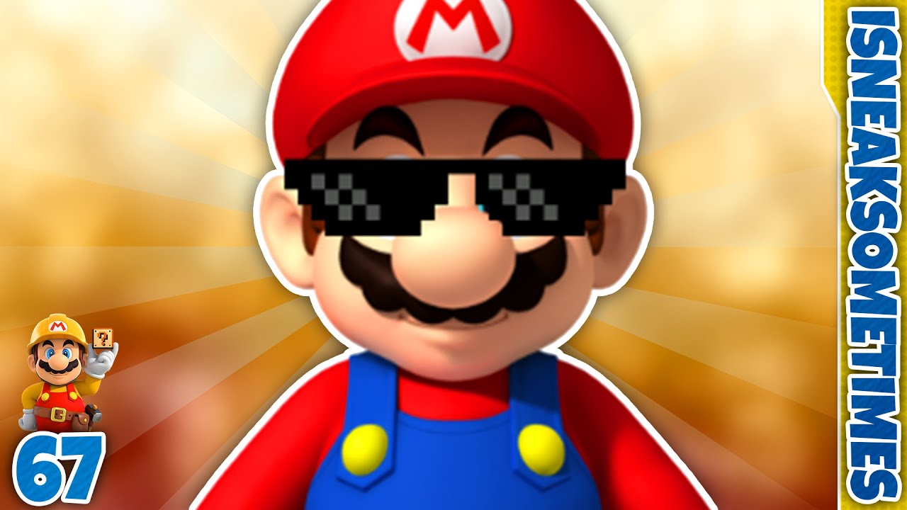 MLG FRICKEN HARDNESS! - Super Mario Maker Custom Levels - Wii U Let's ...