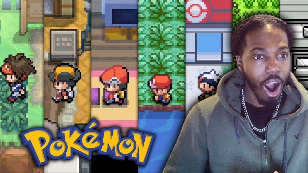 I REACTED TO ALL POKEMON GAME OUTRO SCENES!! POKEMON NOSTALGIA PEAK ...