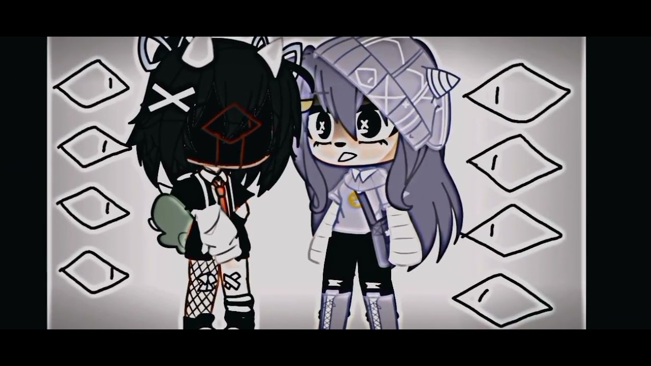 scary face meme gacha glith - YouTube