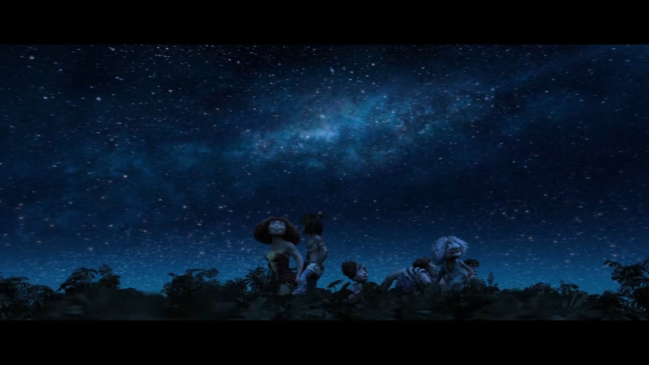 The Croods - relaxing + night sky - YouTube