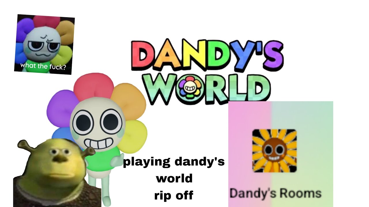 playing dandy's world rip off - YouTube