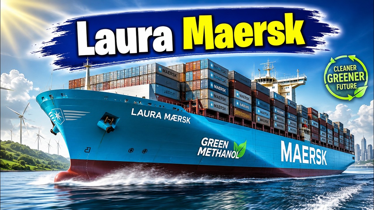 Laura Maersk: World's First Green Methanol Vessel | Groundbreaking Eco ...