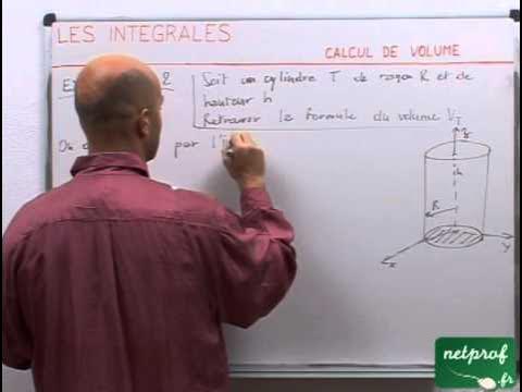 41 Intégrales : calcul de volume - YouTube
