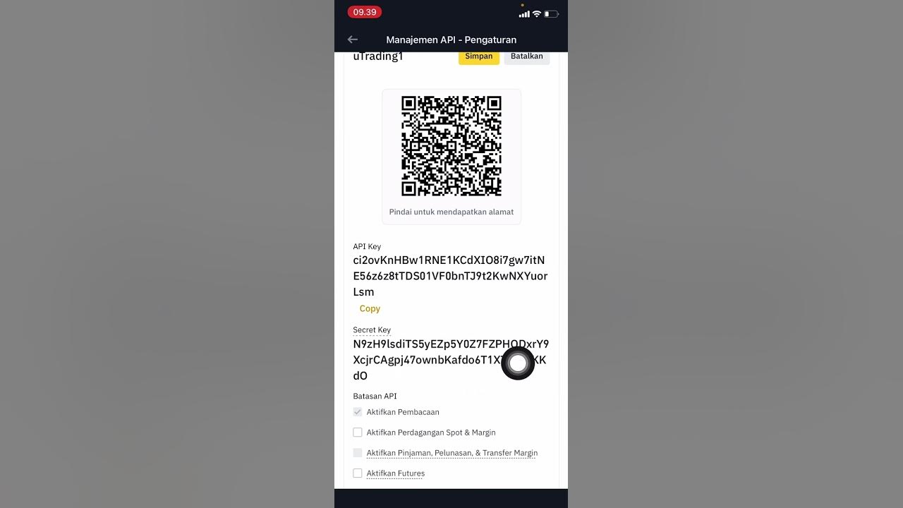 Tutorial cara binding api bot uTrading ke binance - YouTube