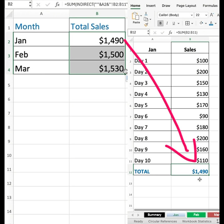 Dynamic Data Summarisation Across Sheets In Excel ExcelTips dynamic-data-summarisation-across-sheets-in-excel-exceltips