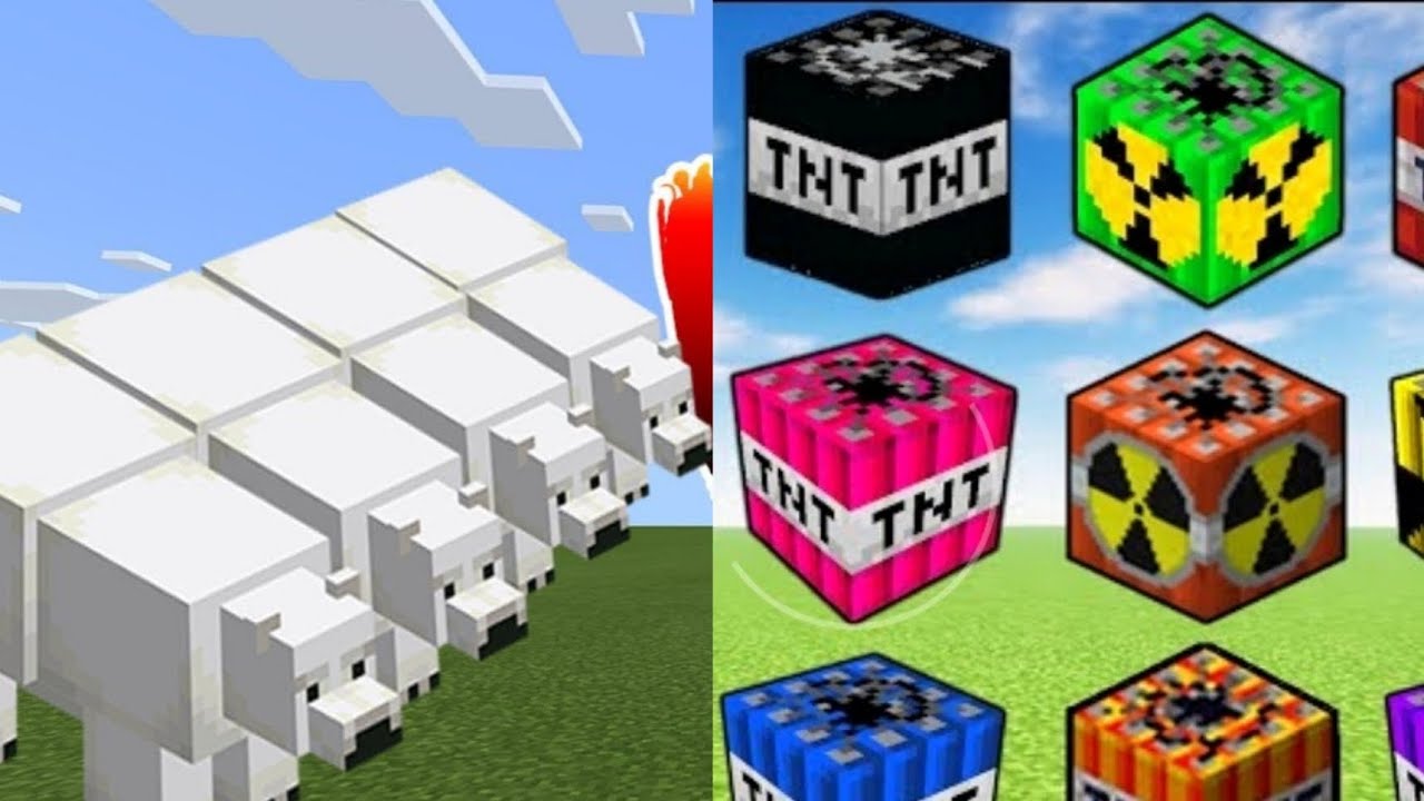 Nuclear TNT vs 100 Polar bear ! - YouTube