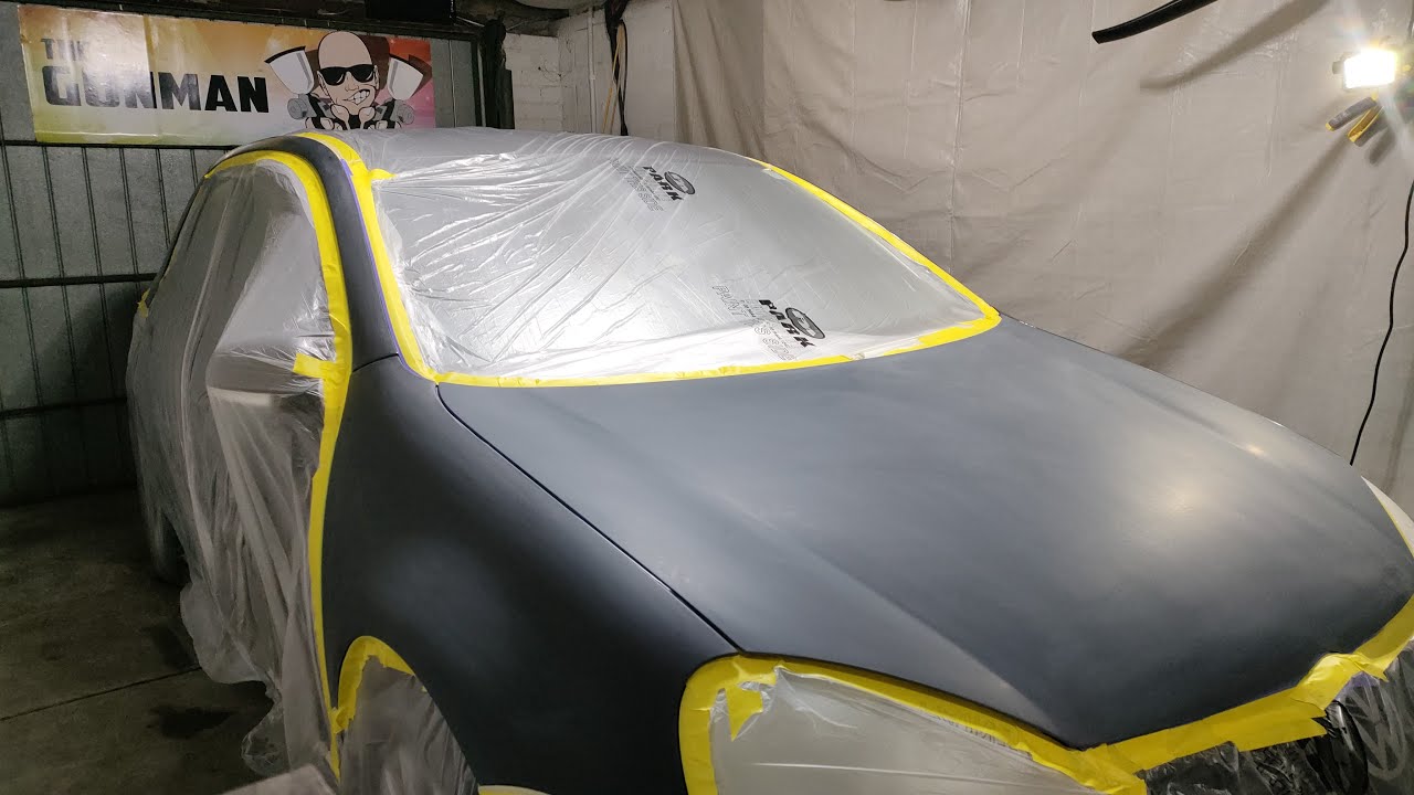 Paint Prep & Masking a Car At Home - YouTube