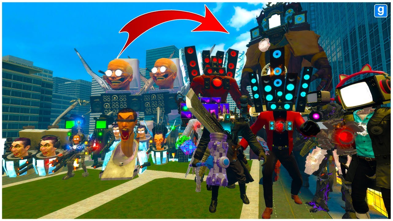 NEW ALL ULTRA CAMERAMAN and CLOCKMAN and TVWOMAN MECHA vs ALL SKIBIDI ...