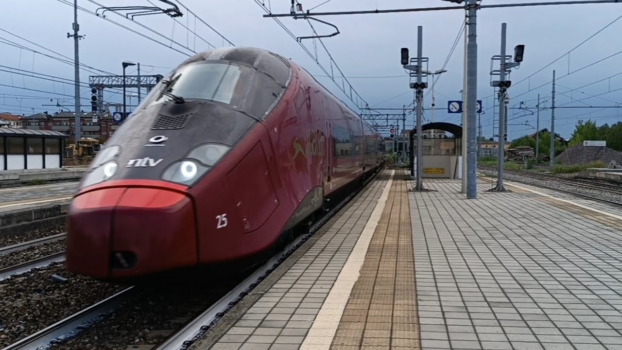 ITALO AGV IN INVIO E VECTRON BLS ~ Una giornata alla stazione di ...