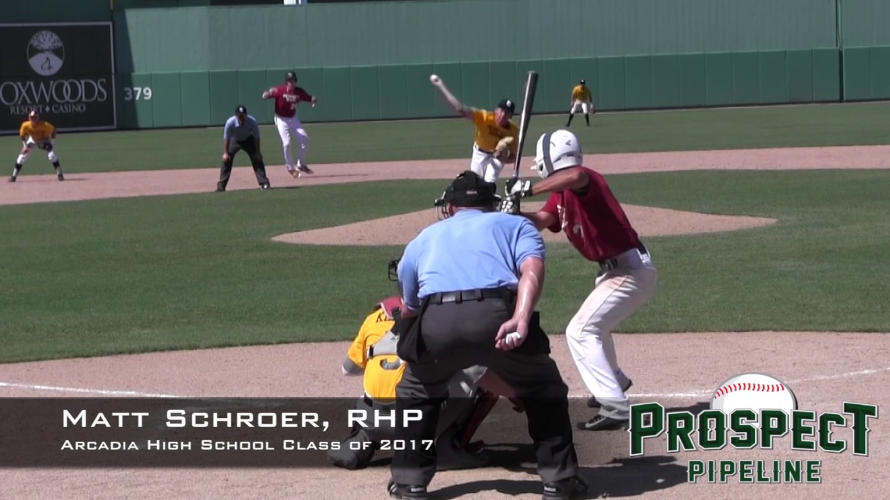 Matt Schroer Prospect Video, RHP, Arcadia High School Class of 2017 ...