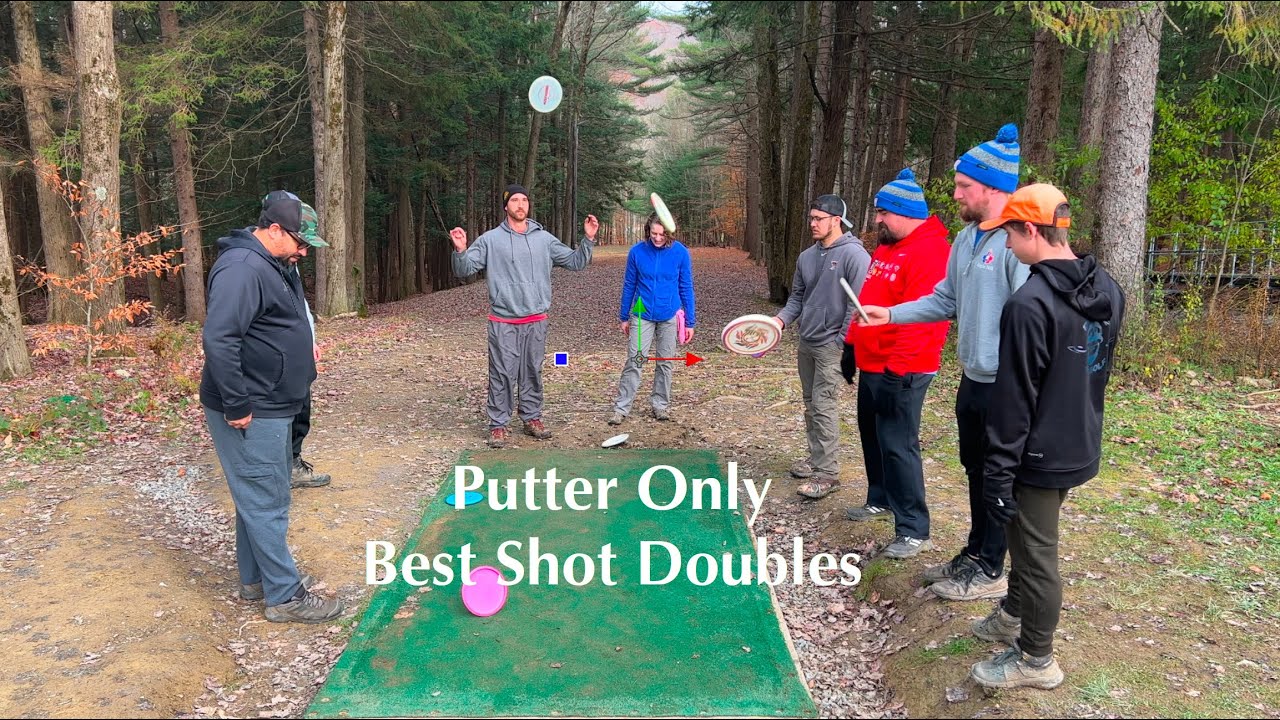Disc Golf Best Shot Doubles Putters Only | Dyeing 2 Disc Golf - YouTube