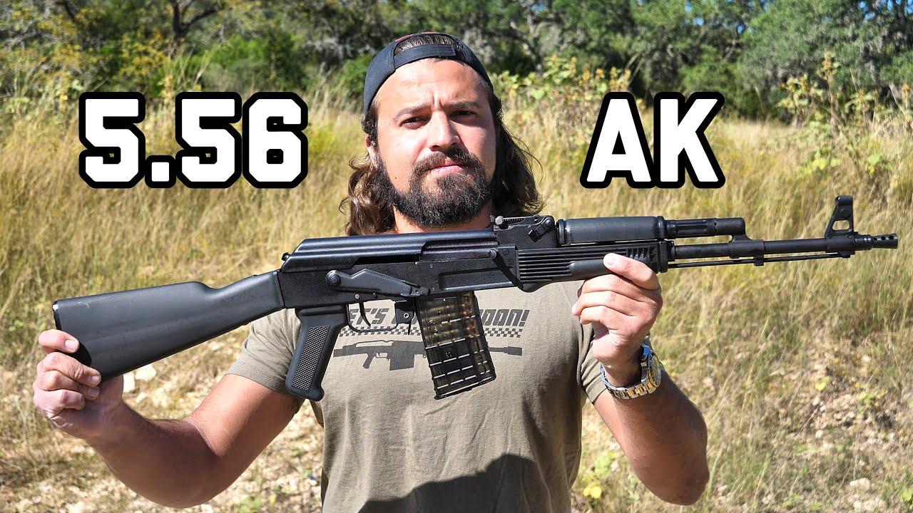 Beating the Russian Ammo Ban with a 5.56 AK - YouTube