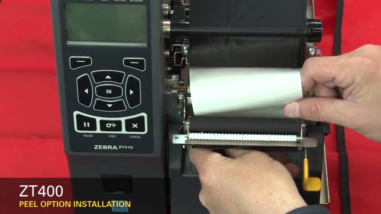 วิธีติดตั้ง Peel Option Installation ปริ้นเตอร์ ZT410 & ZT420 ...