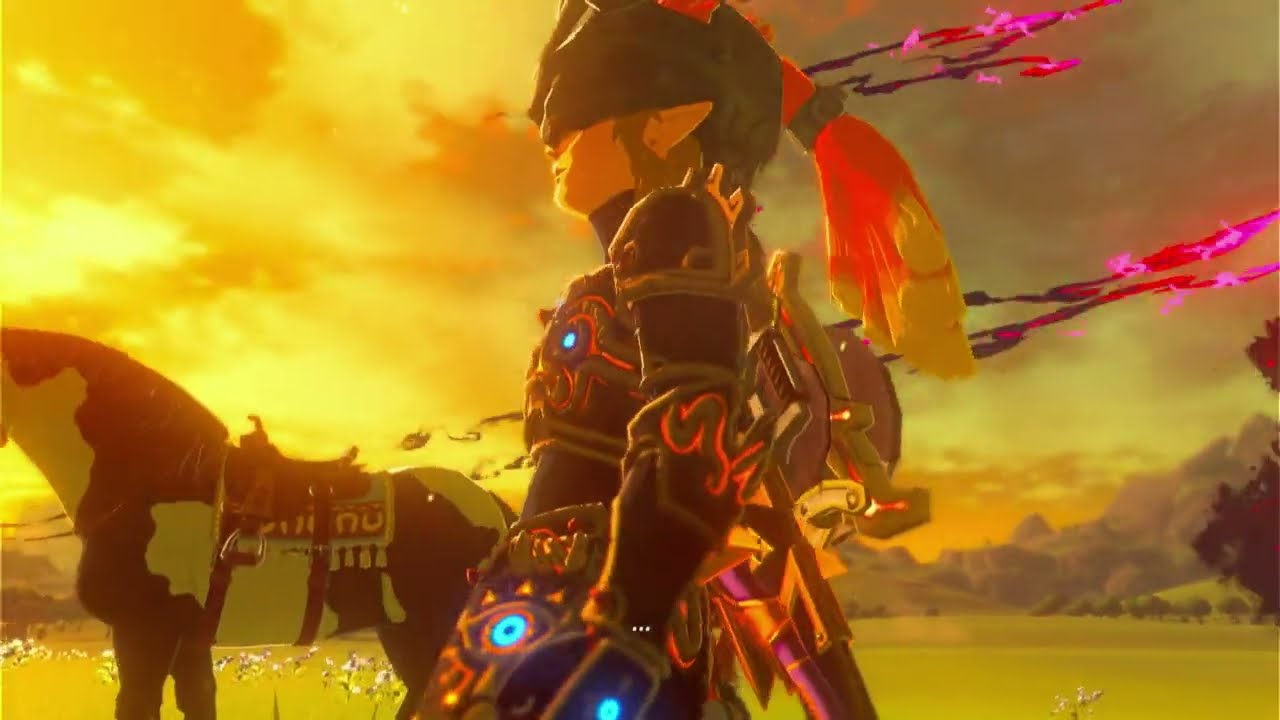 The Legend Of Zelda Breath Of The Wild, Fighting Calamity Ganon for the ...