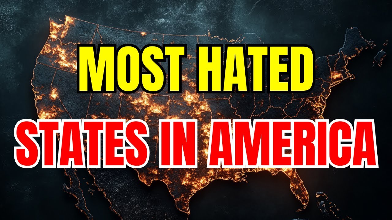 10 Most HATED States In The United States in 2025 - YouTube