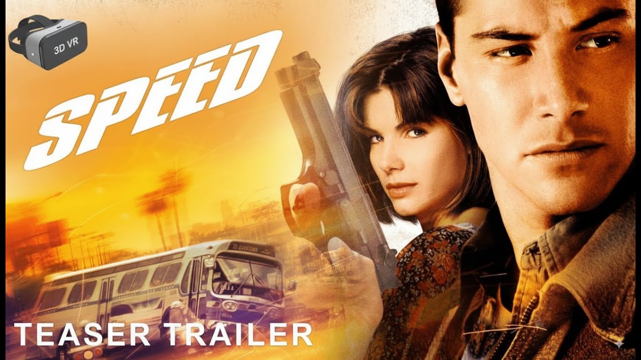 Speed (1994) Teaser Trailer 3D SBS VR 4K - YouTube