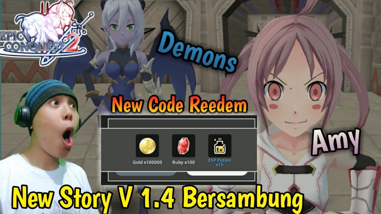 New Code Redeem!!sekaligus Bertemu Amy Dan Demons,Story V 1.4 ...