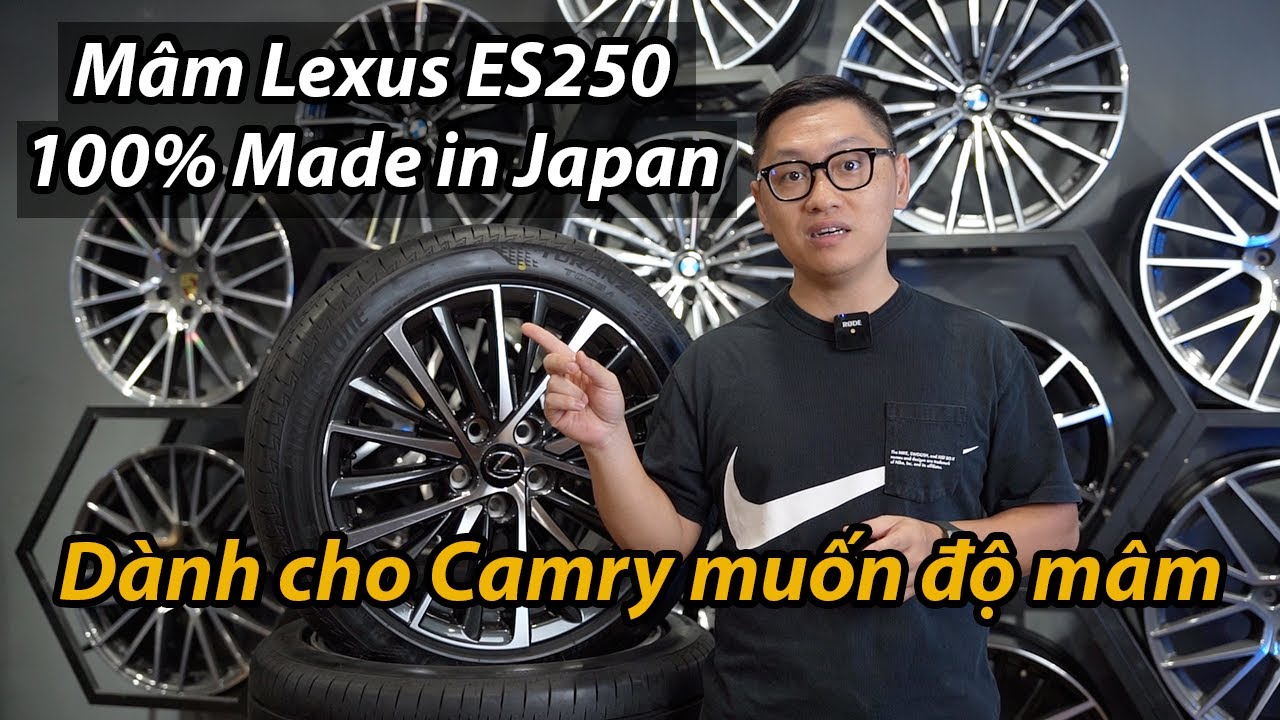 Mâm Lexus ES250 cho các bác muốn độ mâm Camry | Mamxedo.vn - YouTube