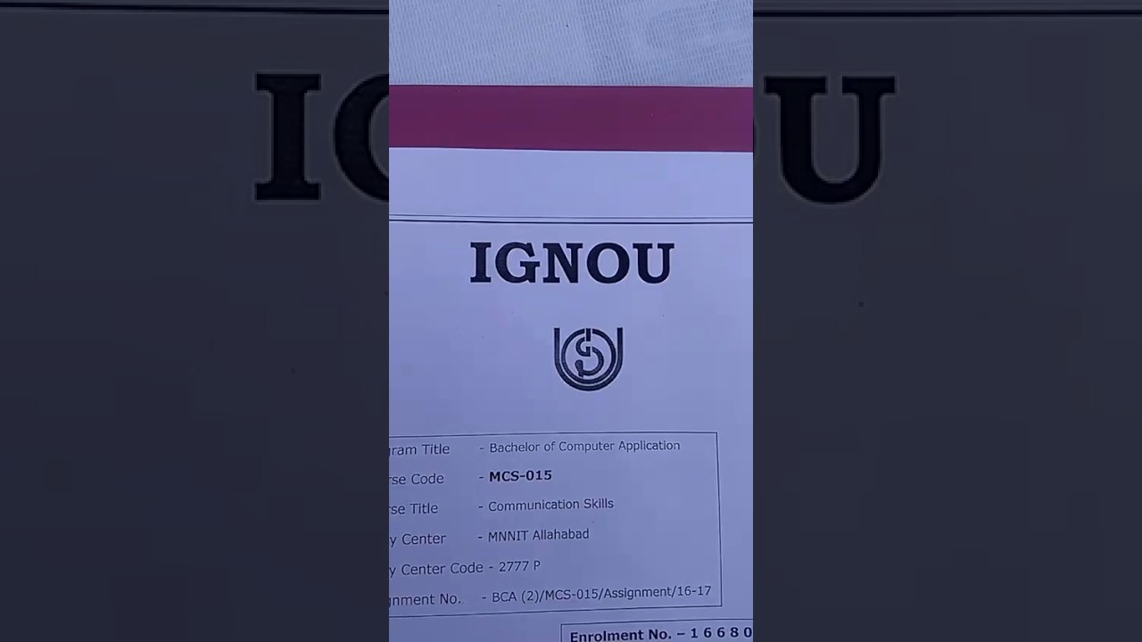 How To Prepare Ignou Assignment YouTube how-to-prepare-ignou-assignment-youtube