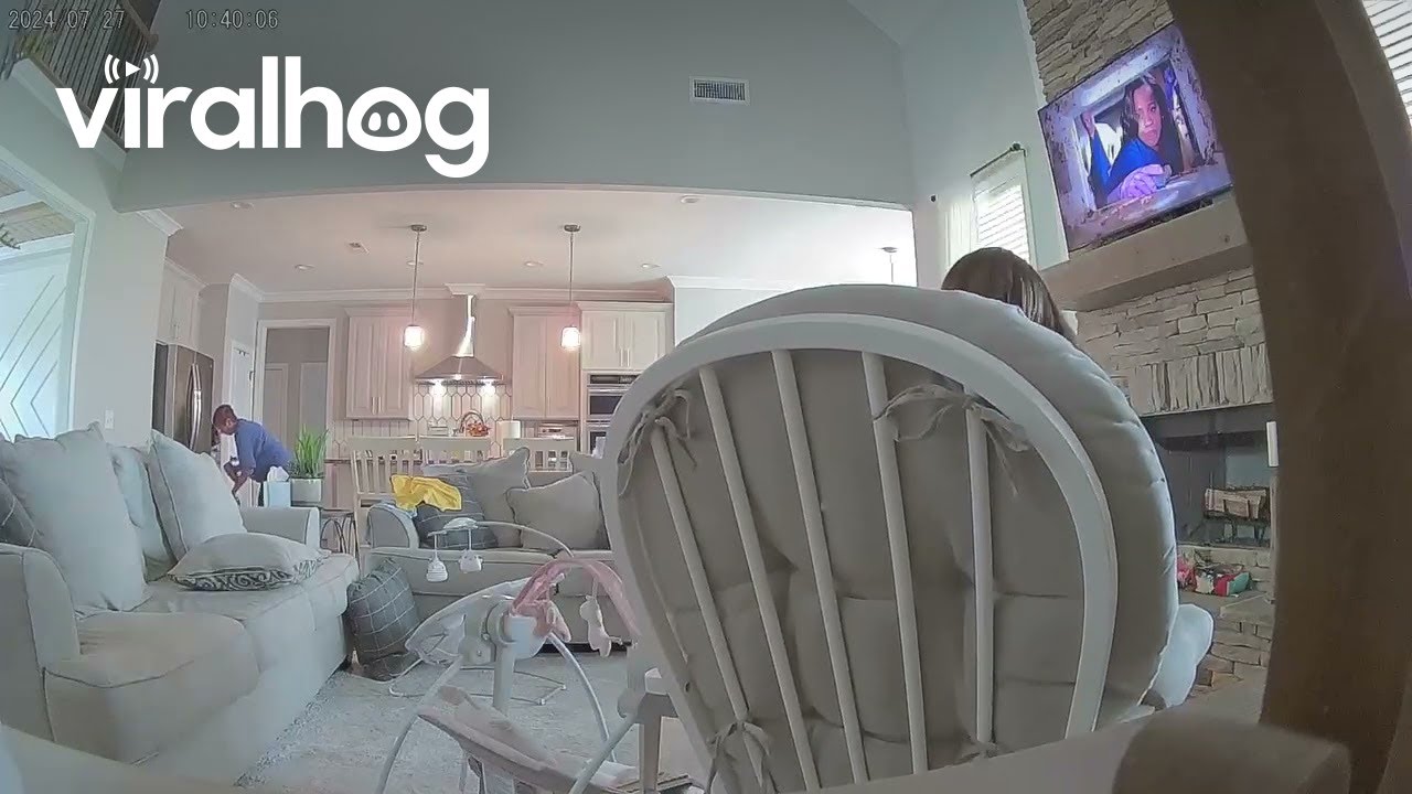 Woman Falls Backward in Rocking Chair || ViralHog - YouTube