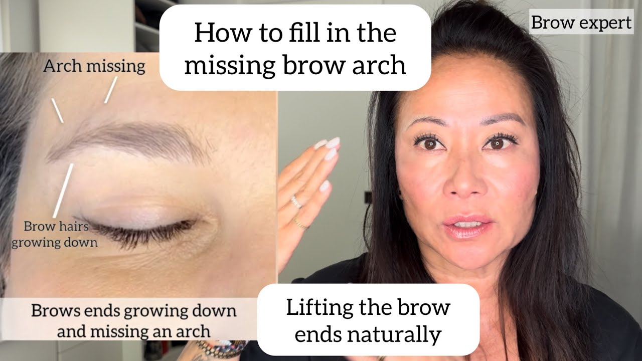 How to fill in the missing brow arch - YouTube