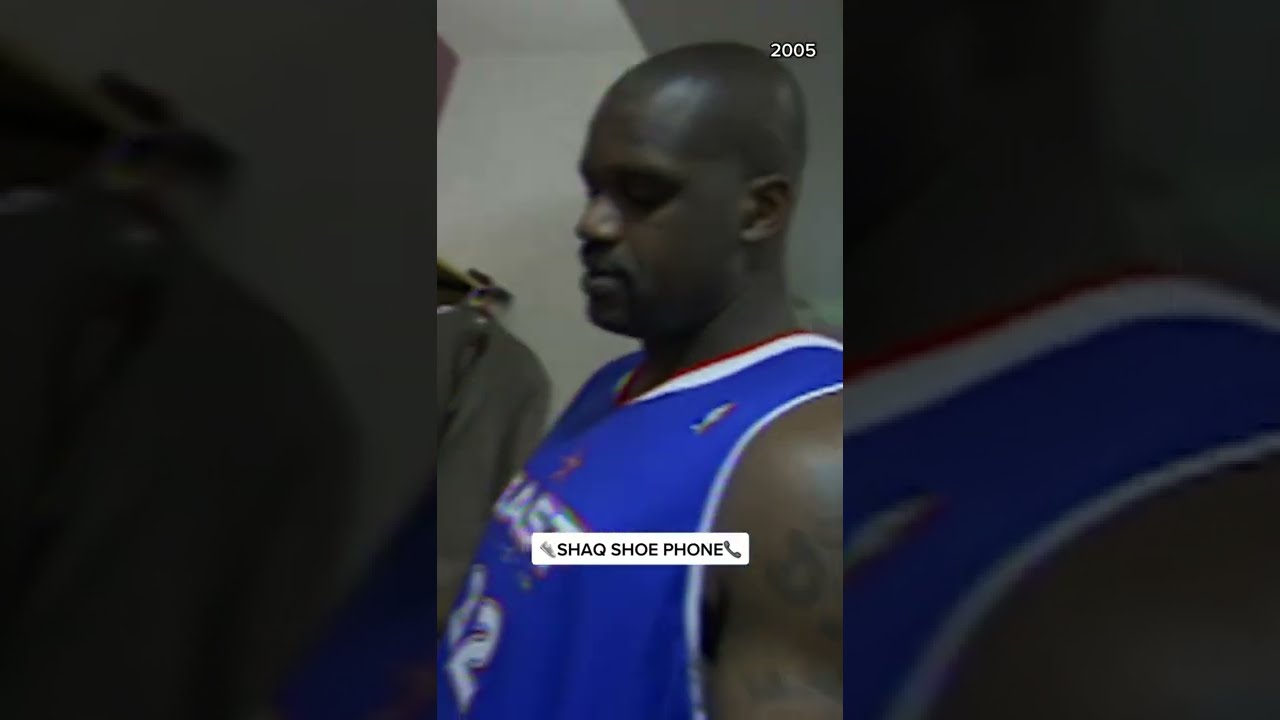 “Hello” 🤣 The Shaq Shoe Phone was in service at the 2005 - YouTube
