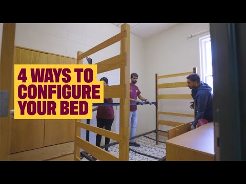 Four ways to configure your bed at Central Michigan University - YouTube