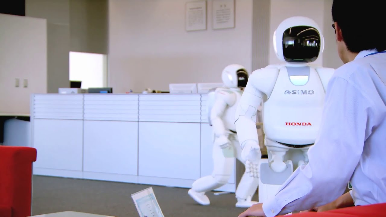 Asimo robot - YouTube