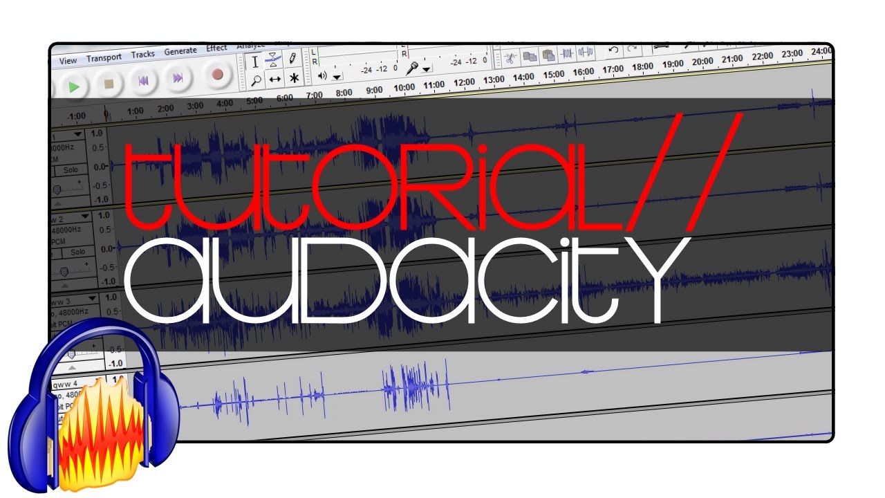 Tutorial Audacity [#1] Import 2 ścieżek dźwiekowych wprost z pliku ...