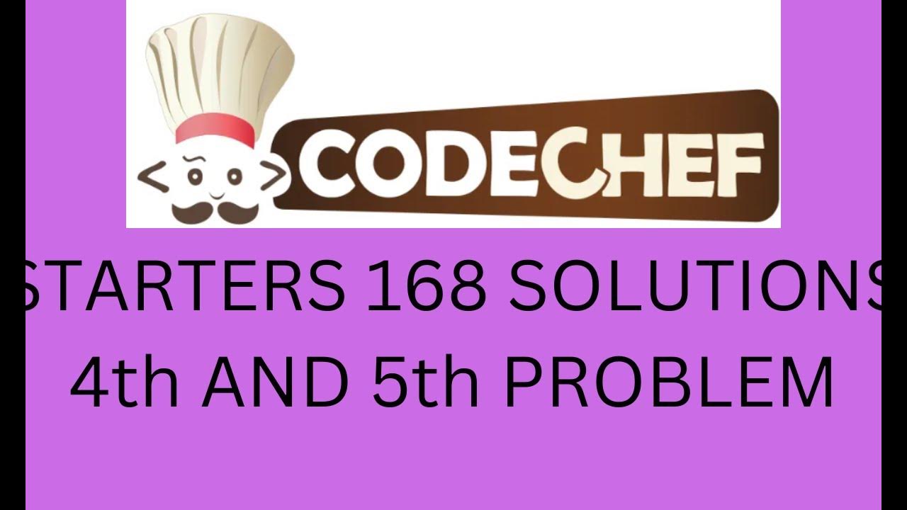 CodeChef Starters 168 Solution Binary Removals , No Two Alike - YouTube