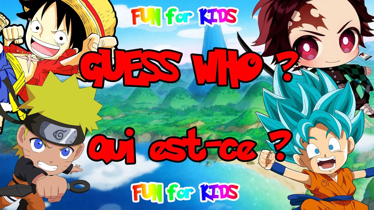 Guess Who ? Qui Est-Ce ? - Manga - Fun for Kids - YouTube