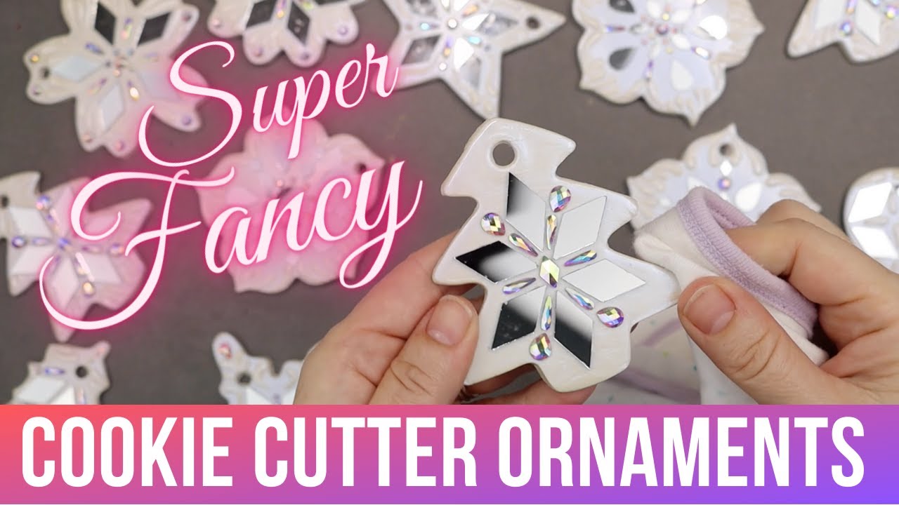 Super Fancy Cookie Cutter Christmas Ornaments - Step by step DIY ...