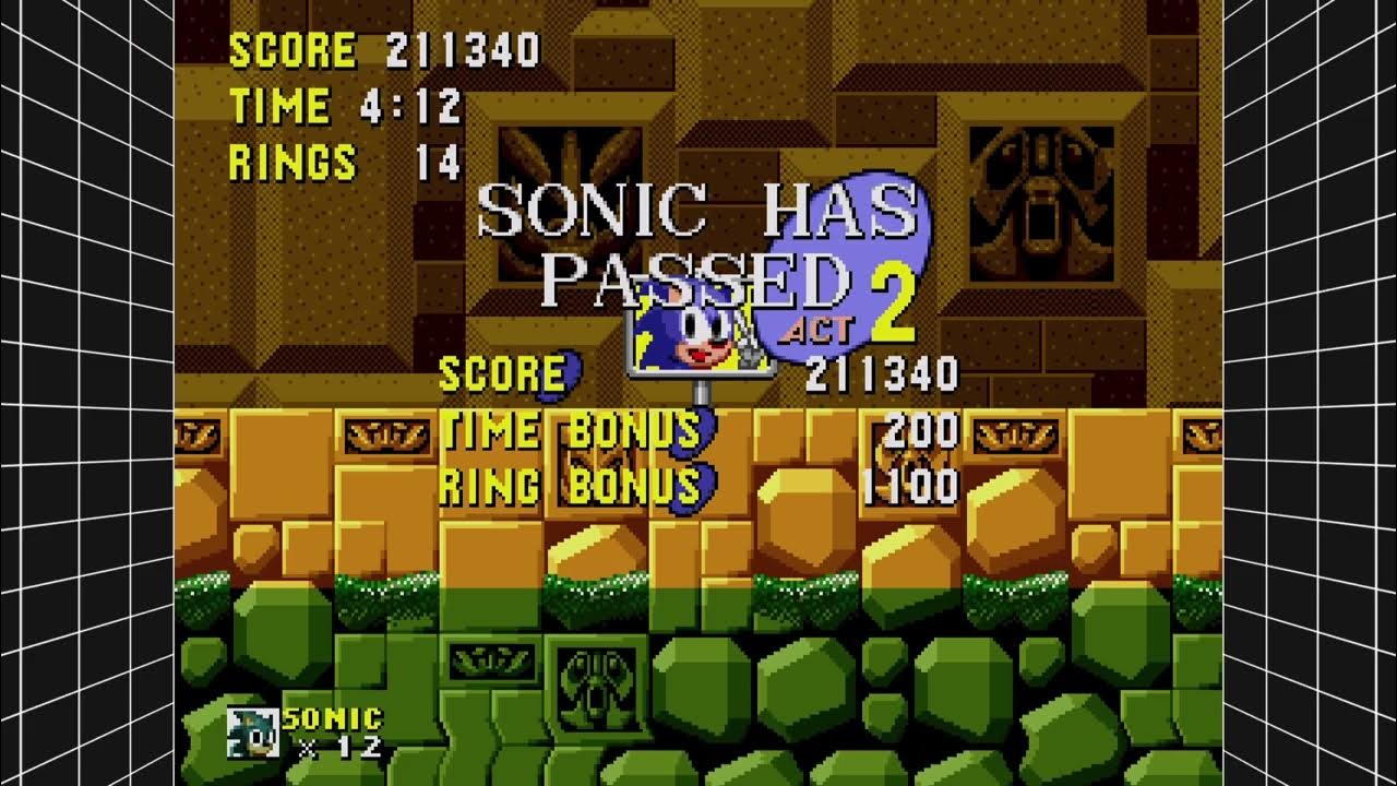 SEGA Genesis Classics-Sonic the Hedgehog[Labyrinth Zone Act 1-3] - YouTube