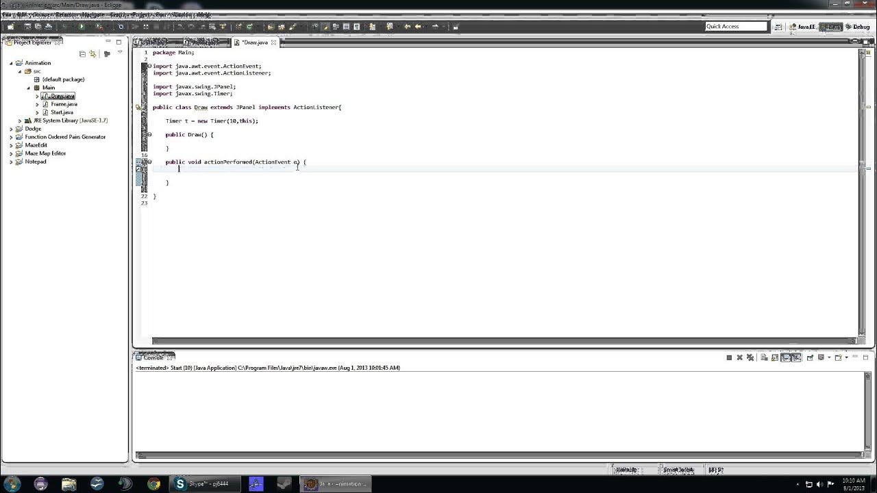 Animation with Graphics - Java - YouTube