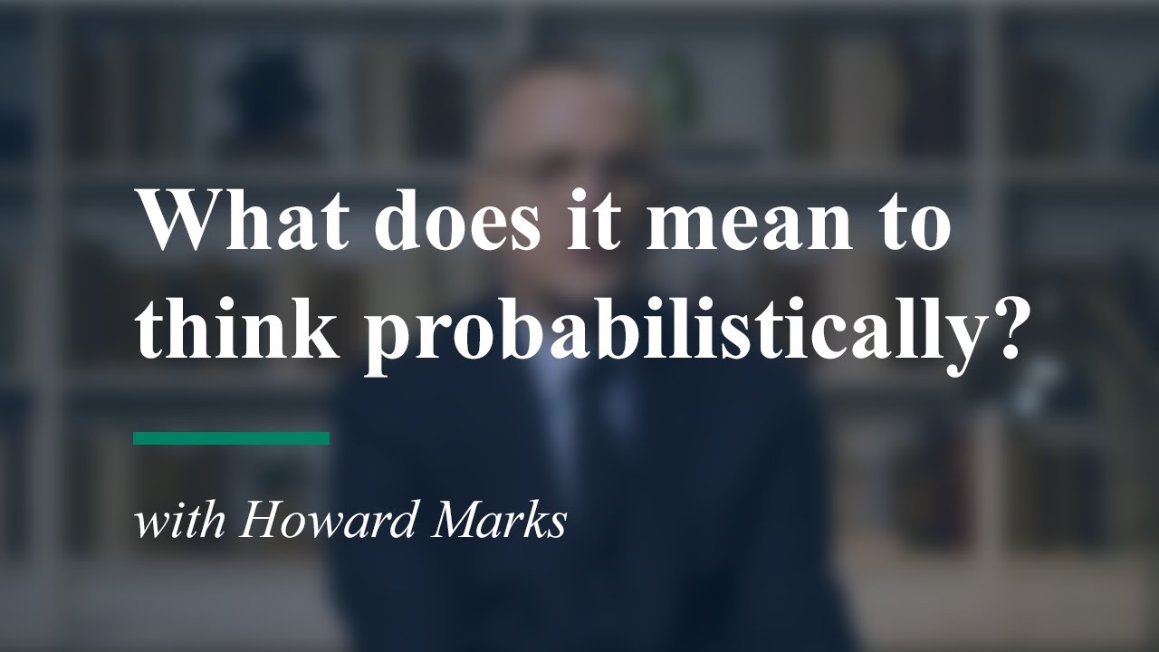 Part Five: What does it mean to think probabilistically? - YouTube