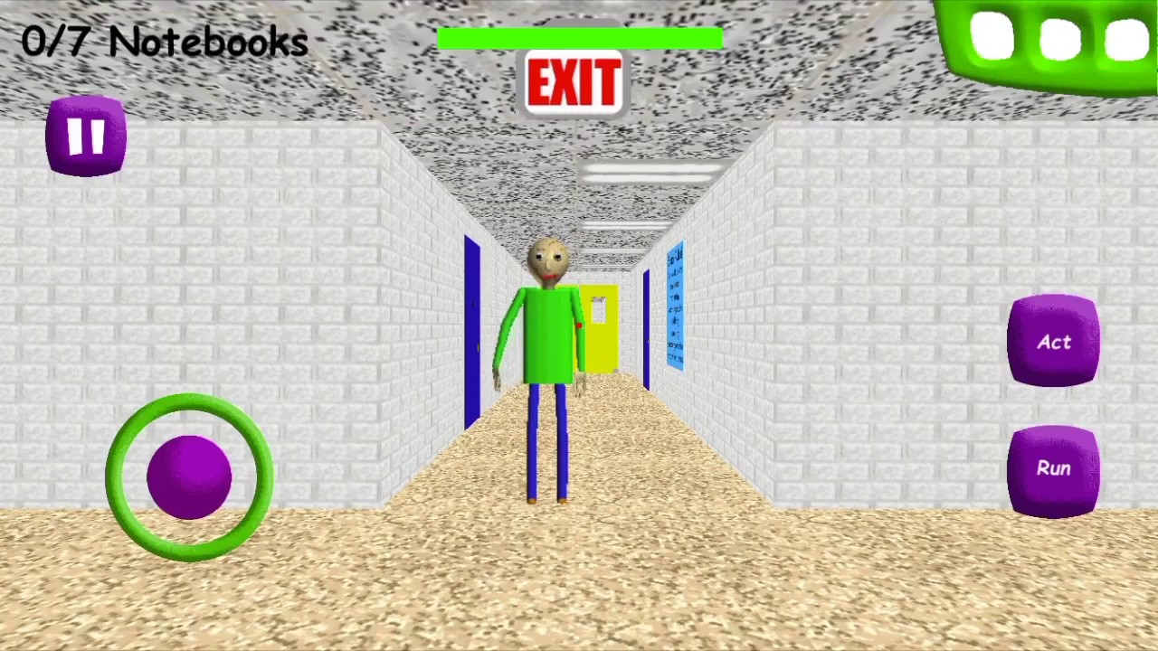 Baldi's Basics FULL MOBILE GAME No Commentary - YouTube