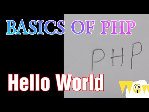 PHP BASICS INTRODUCTION - YouTube