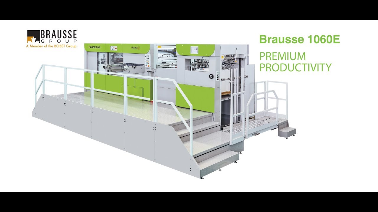 Brausse 1060E Automatic Flatbed Diecutting & Creasing Machine with ...
