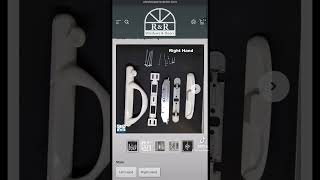 ID my door part:sliding patio door handle set - Fasco and Vanguard. PO# 31729,  Pat.# US6672632