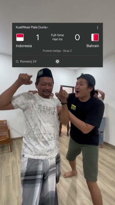 Terimakasih timnas indonesia +3point asoy - YouTube