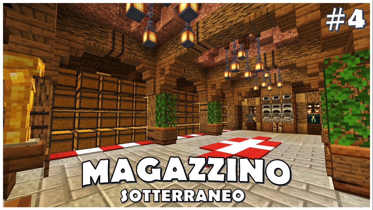 Come Costruire un Magazzino Sotterraneo - Minecraft Tutorial ITA ...