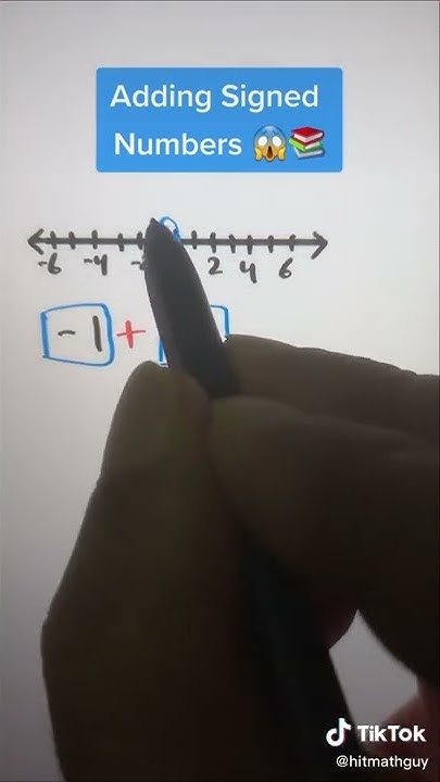 016 Adding signed Numbers - YouTube
