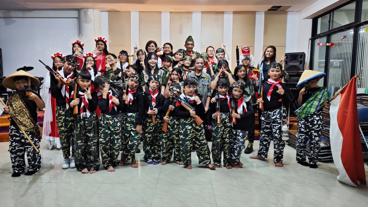 INDONESIA PUSAKA I NYANYIAN ORANG MERDEKA I GES STARKIDS 18082024 17.00 ...