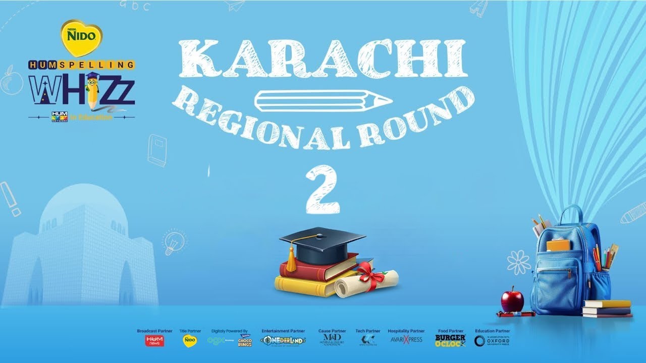 Nido HUM Spelling Whizz | Karachi Regional Round 2 | Kids Spelling ...