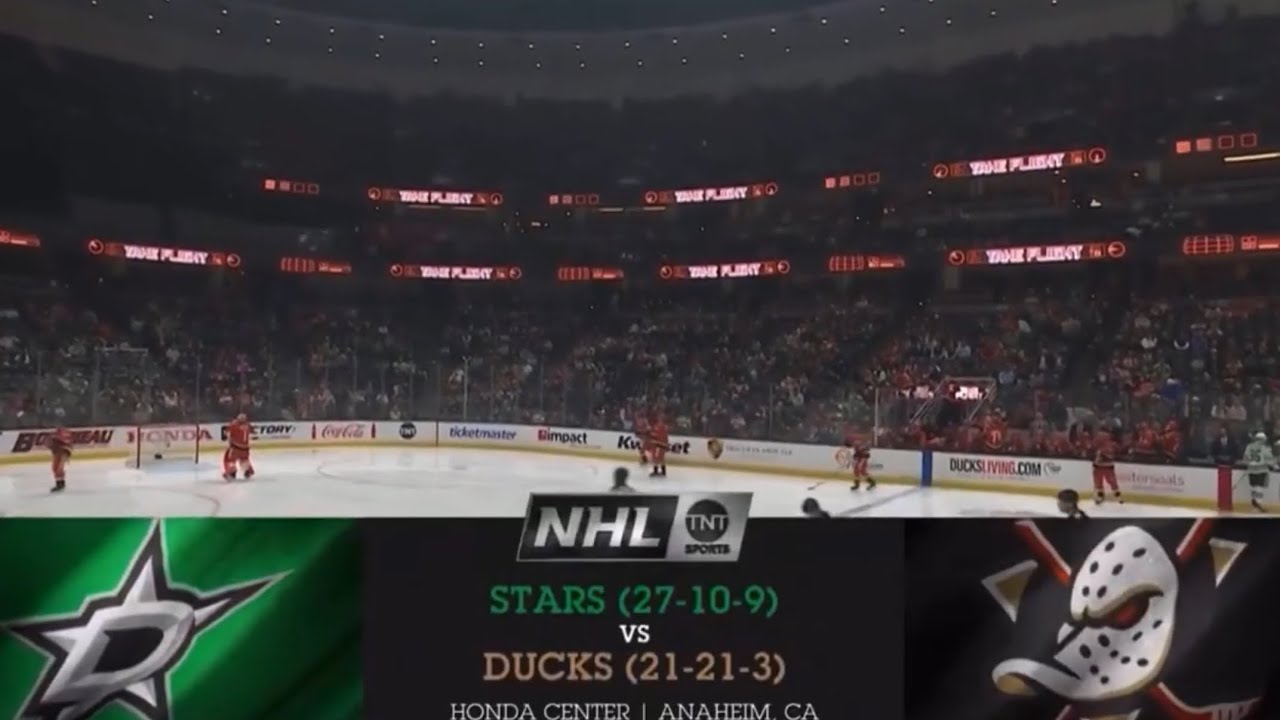 Stars vs Ducks NHL On TNT Intro/Theme 1/13/26 | NHL 2026 - YouTube