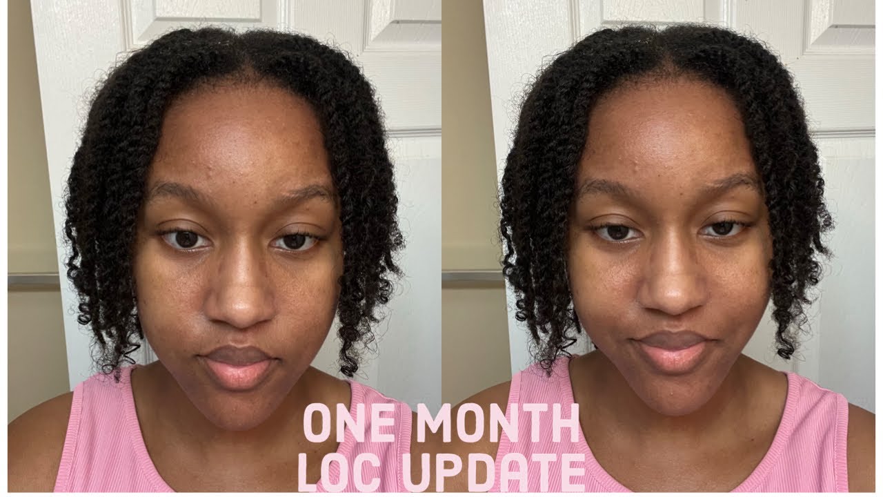 One Month Starter Locs Update - YouTube